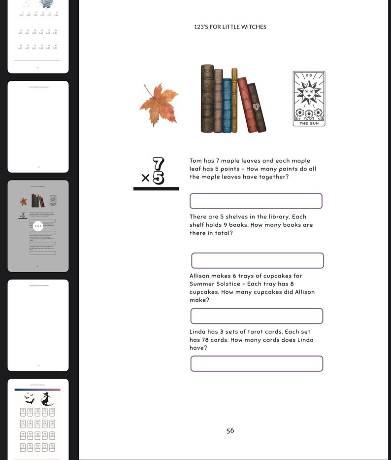 Multiplication Worksheets Printable, Elementary Math Practice PDF - Etsy