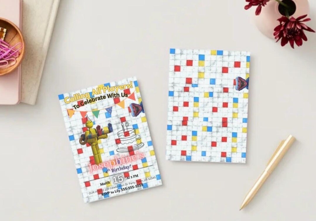 The Player Gamer Editable Birthday Invitation - Etsy