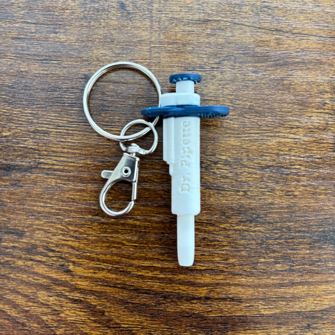 3d-printed Pipette Keychain (cloud White) - Etsy