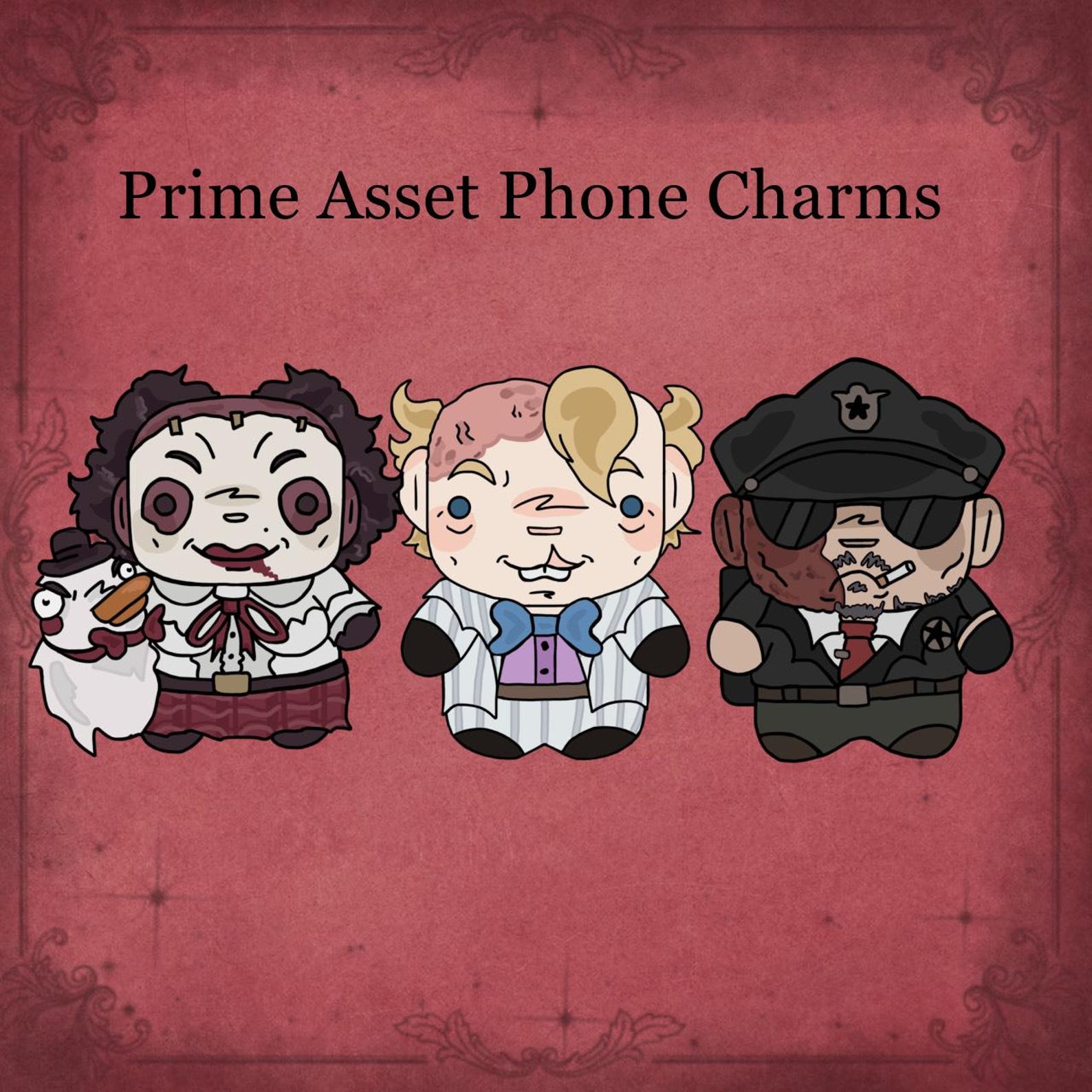 Outlast Trials - Prime Asset Phone Charms - Etsy