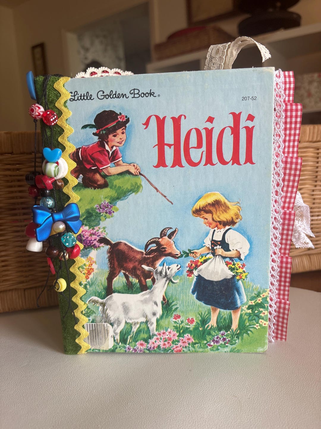 Heidi Little Golden Book Junk Journal: Handmade Vintage Style - Etsy