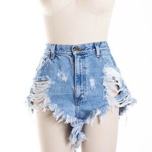 All Sizes Distress Daisy Dukes High Waist Shorts - Etsy
