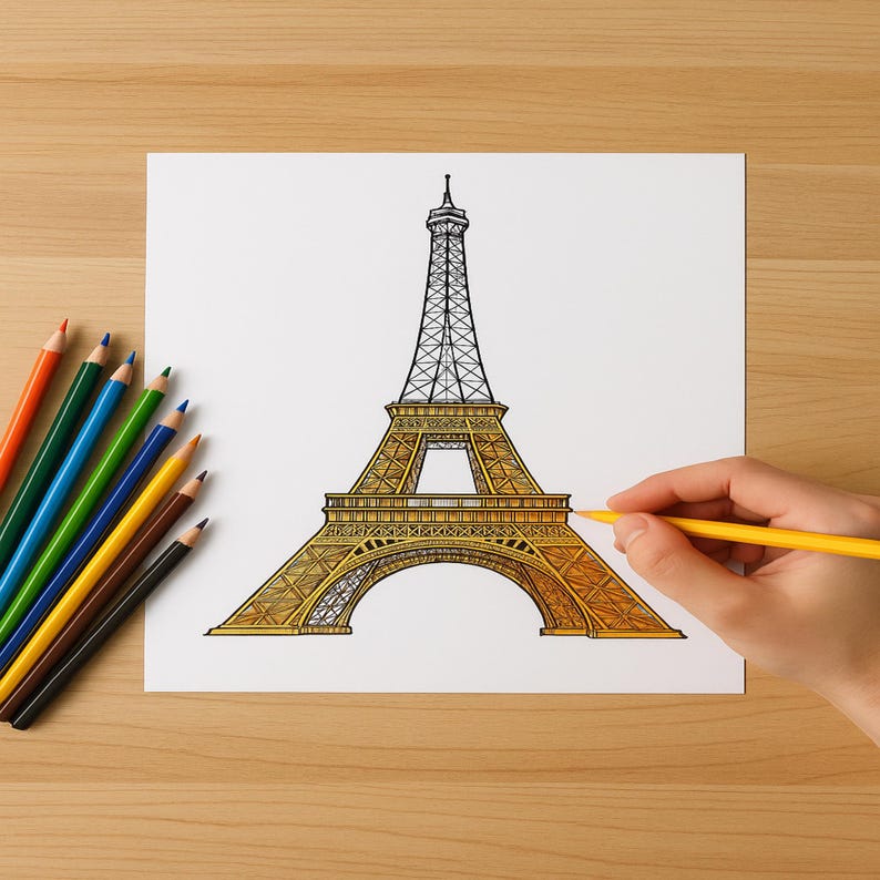 20 World Landmarks Coloring Pages | Printable PDF | Famous Monuments ...