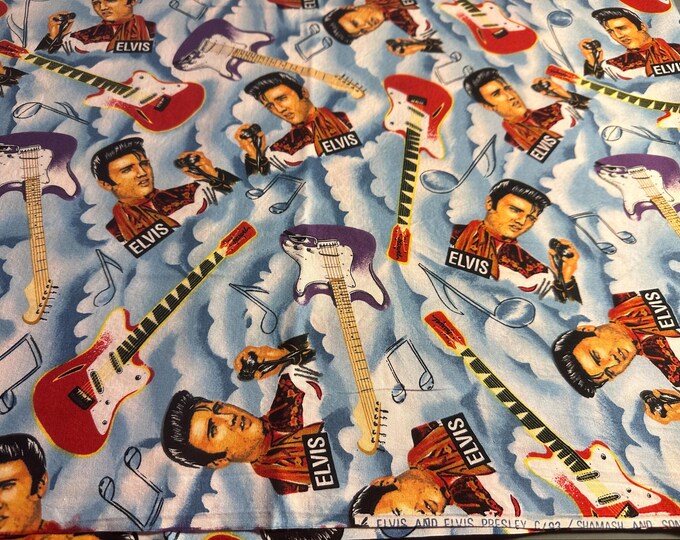 Elvis Fabric - Etsy