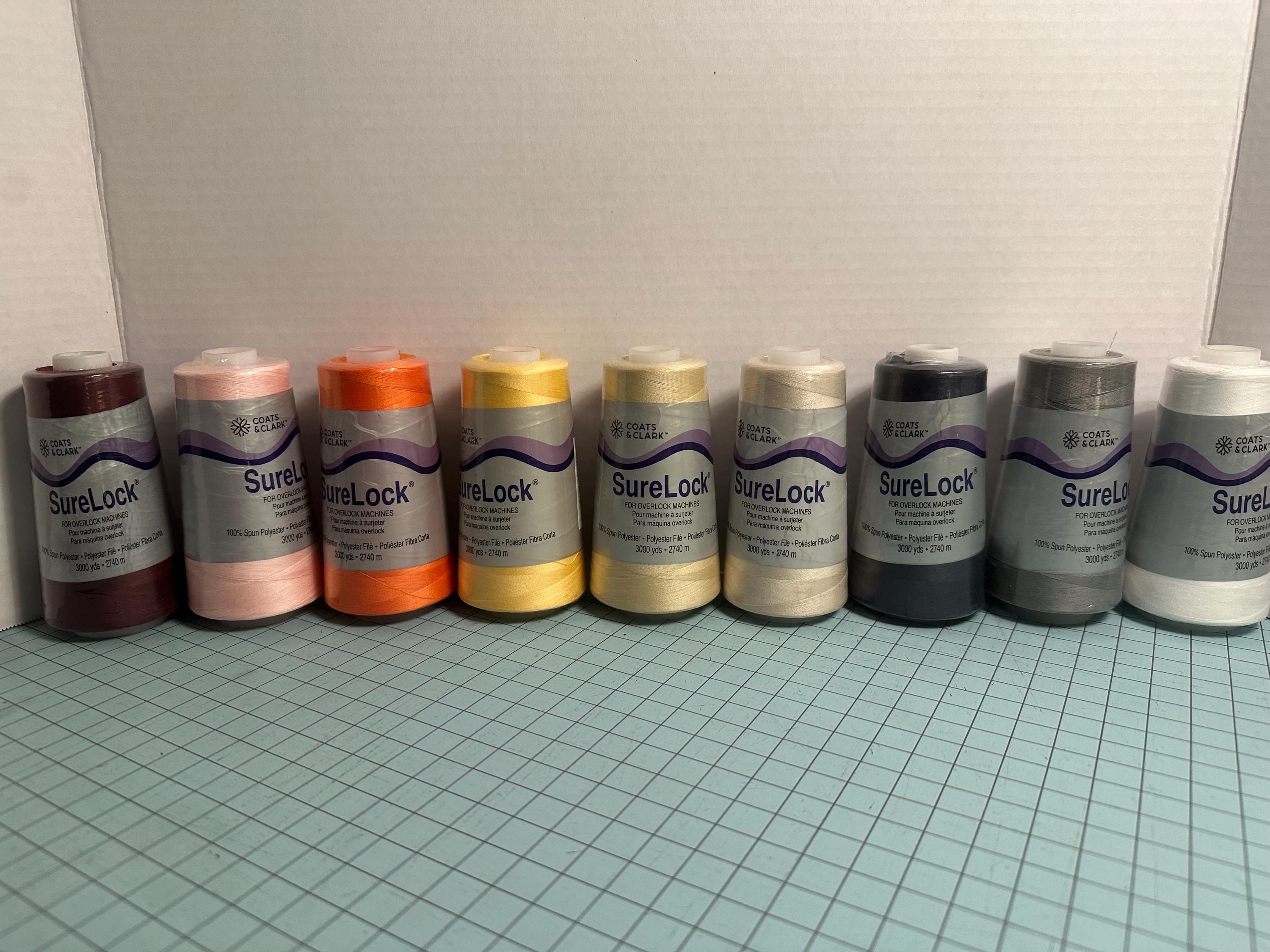 Surelock Serger Thread 3000 Yard Spools - Etsy
