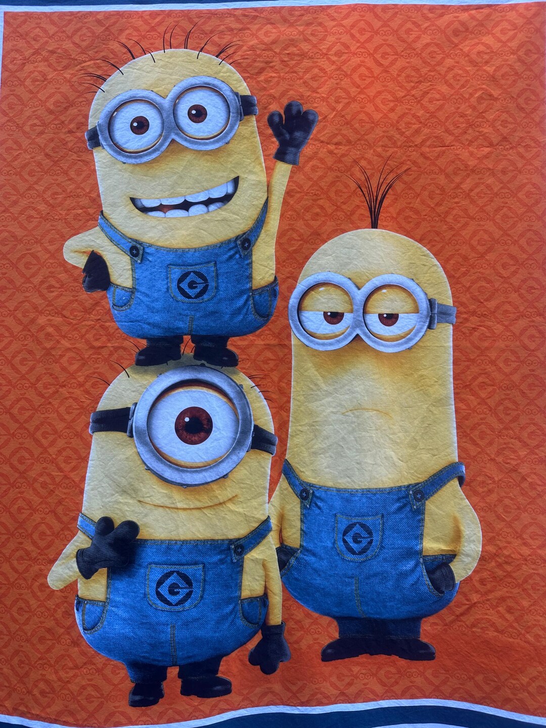 Minions/despicable Me Fabric Panel From Quilting Treasures - Etsy
