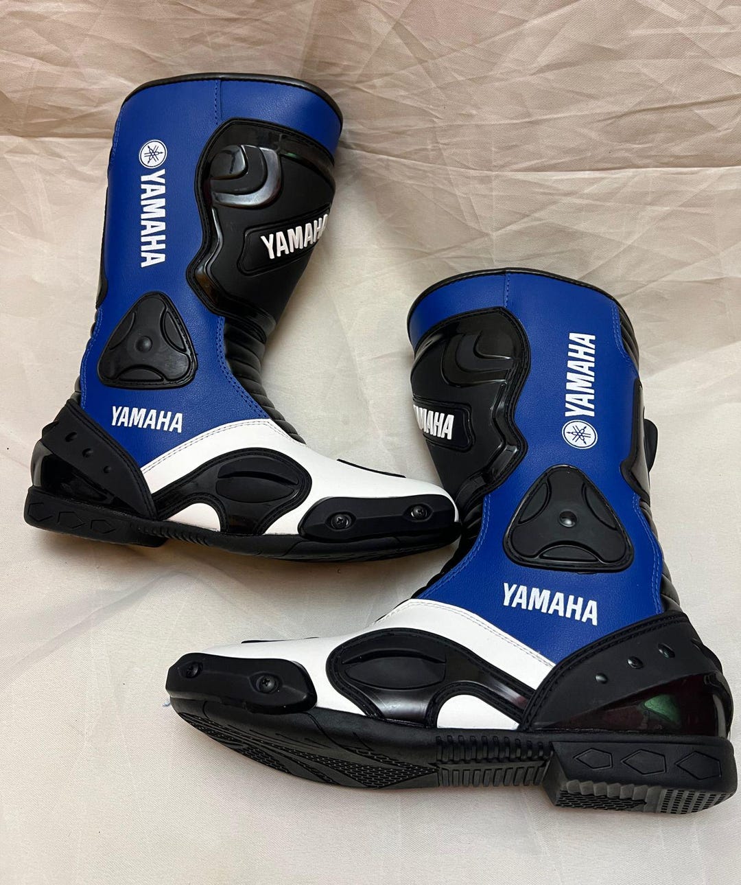 Yamaha Moto-gp Leather Racing Boots - Etsy