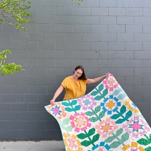 Wildflower Mix PDF Quilt Pattern - Beginner, Fat Quarter Friendly - Etsy