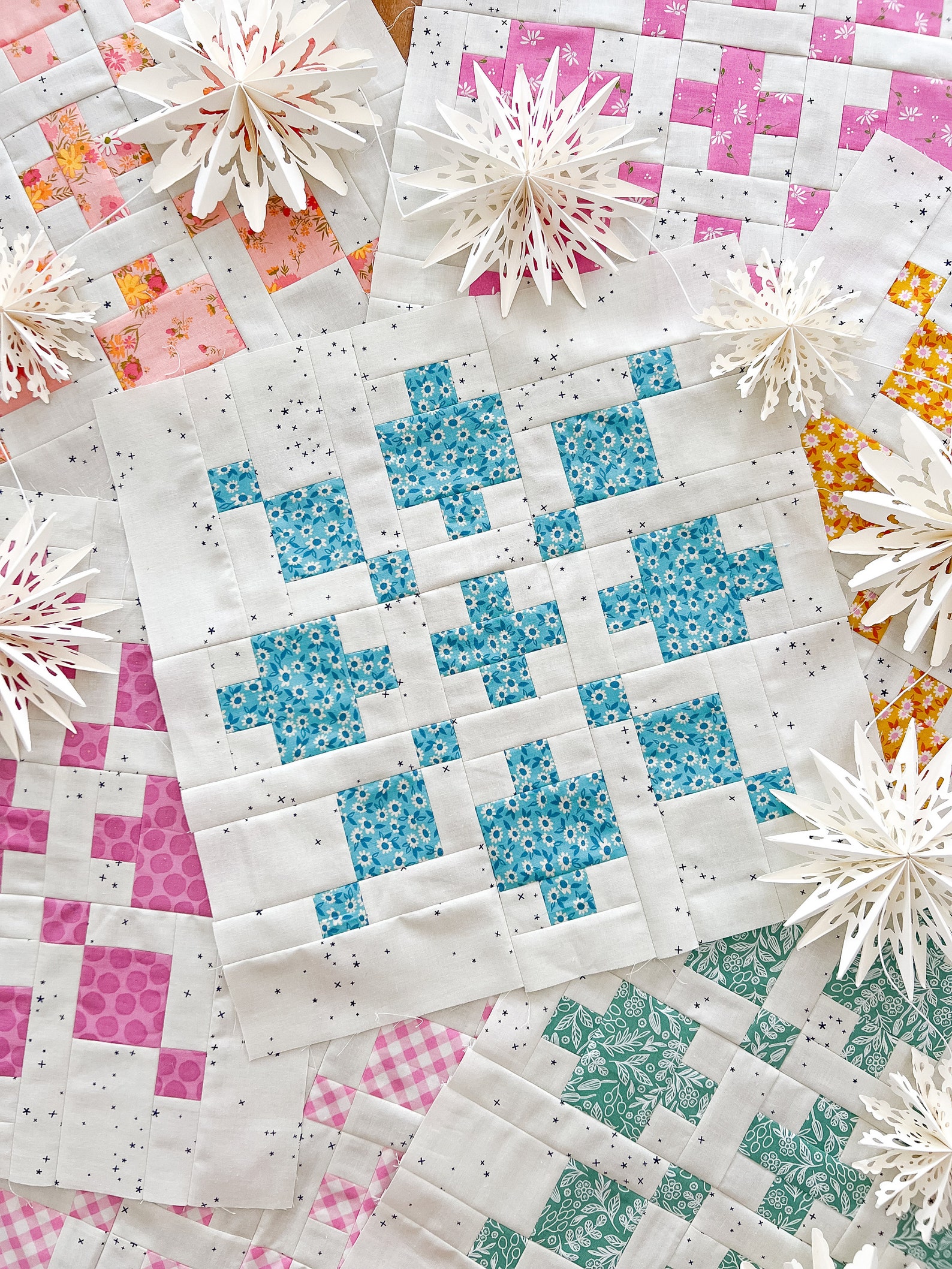 Wintry PDF Quilt Pattern - Beginner, Fat Quarter Friendly - Etsy