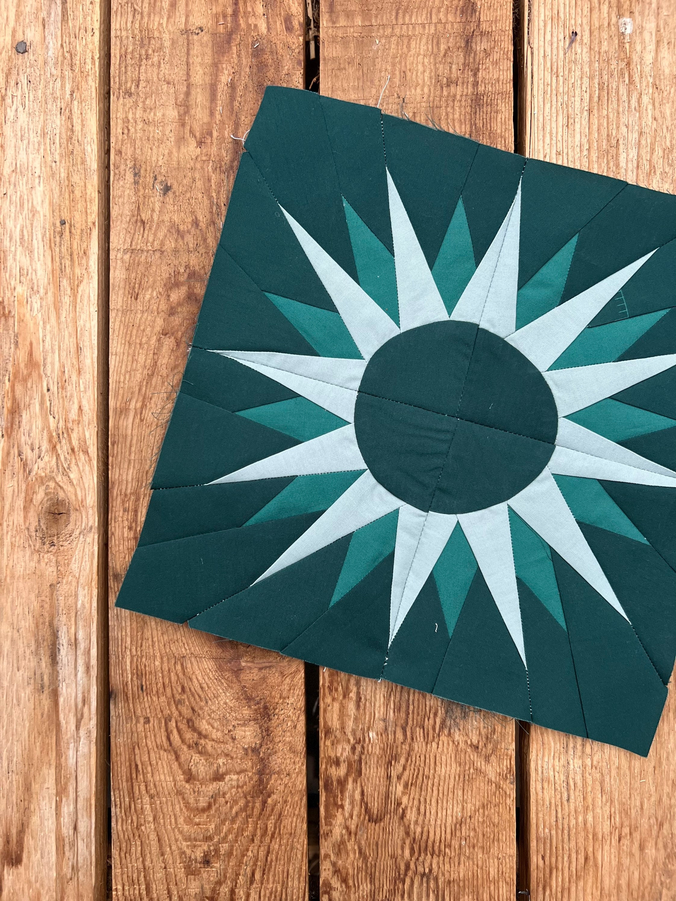 North Star FPP Quilt Block Pattern - PDF - Etsy