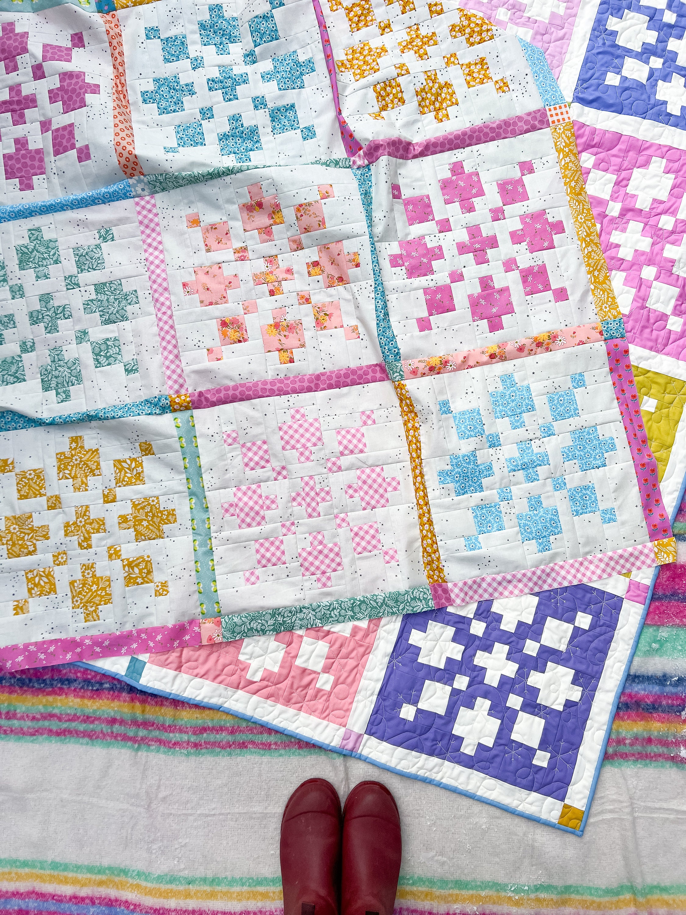 Wintry PDF Quilt Pattern Beginner, Fat Quarter Friendly - Etsy