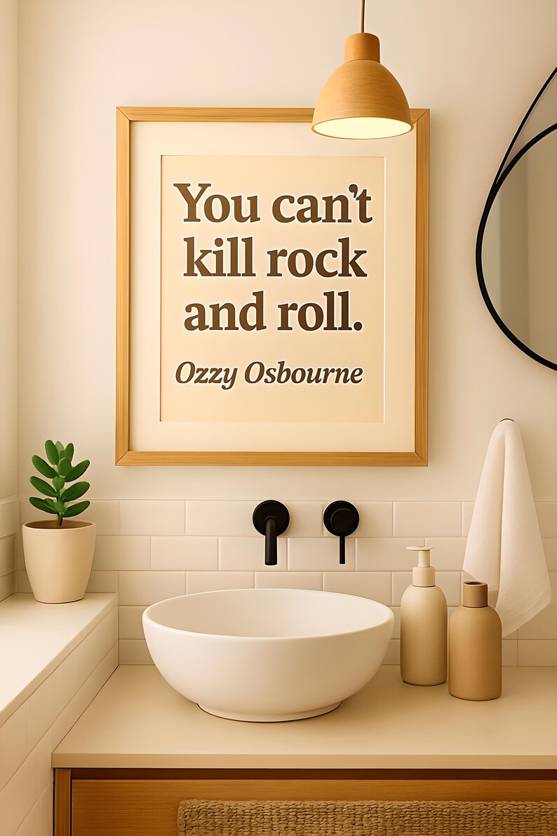 Ozzy Osbourne - You Can't Kill Rock and Roll | Digital Print | Wall Art ...