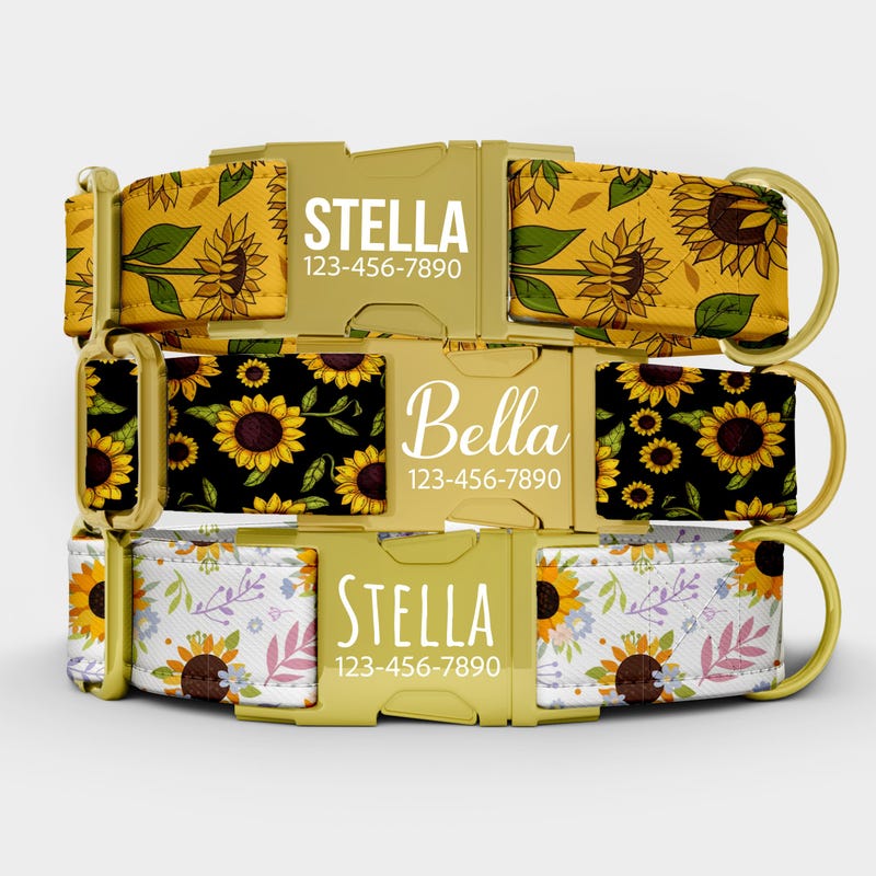 Sunflower Collar for Cats - Etsy