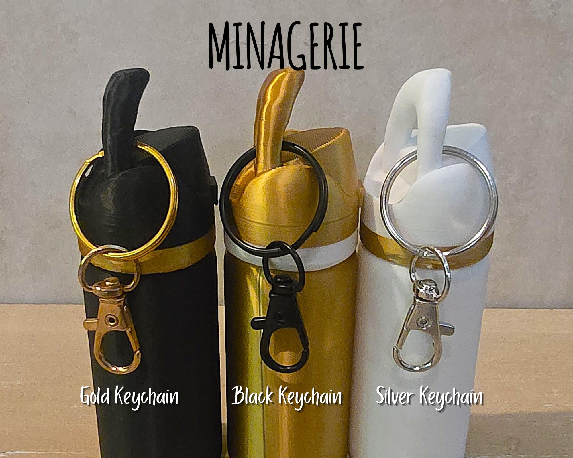 Mini Owala Keychain Bottle: 3D Printed Chapstick Holder - Twilight Veil ...