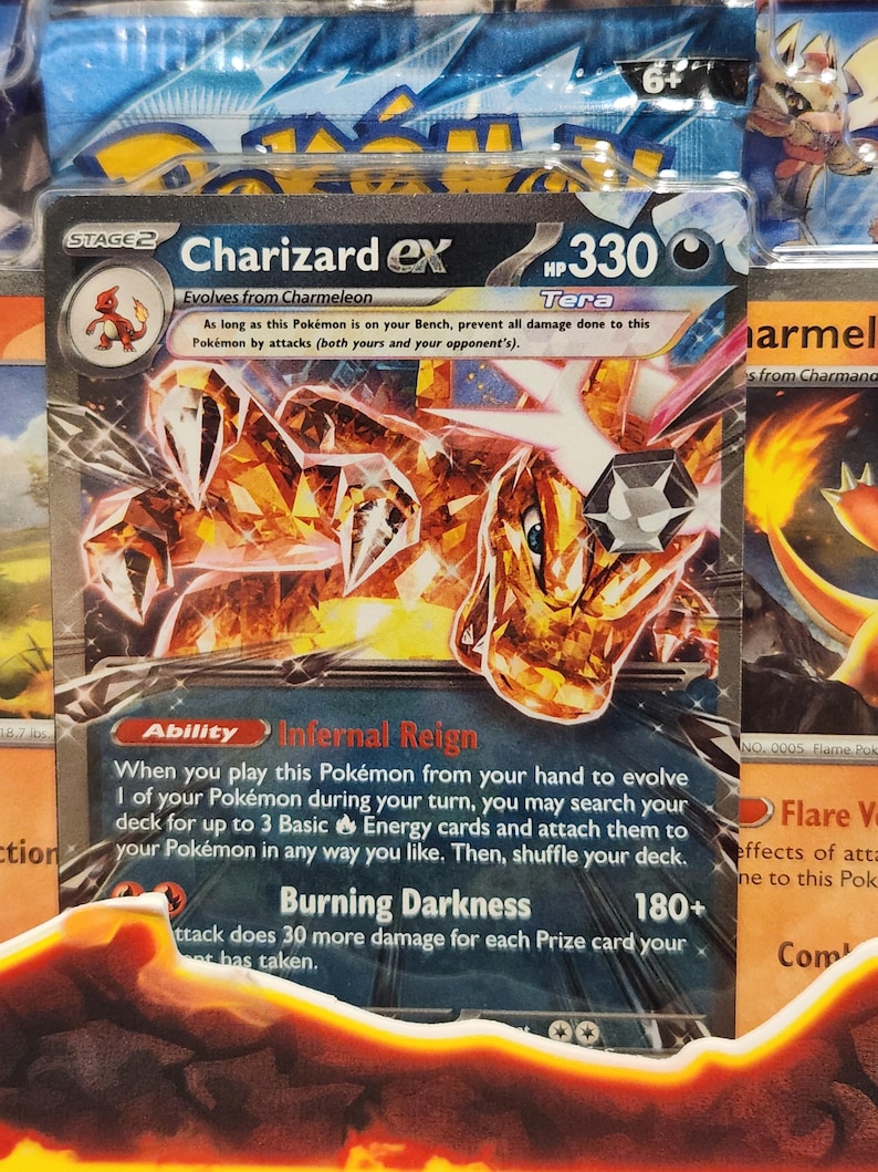 Pokemon TCG Charizard Ex Special Collection Box + Scarlet & Violet ...