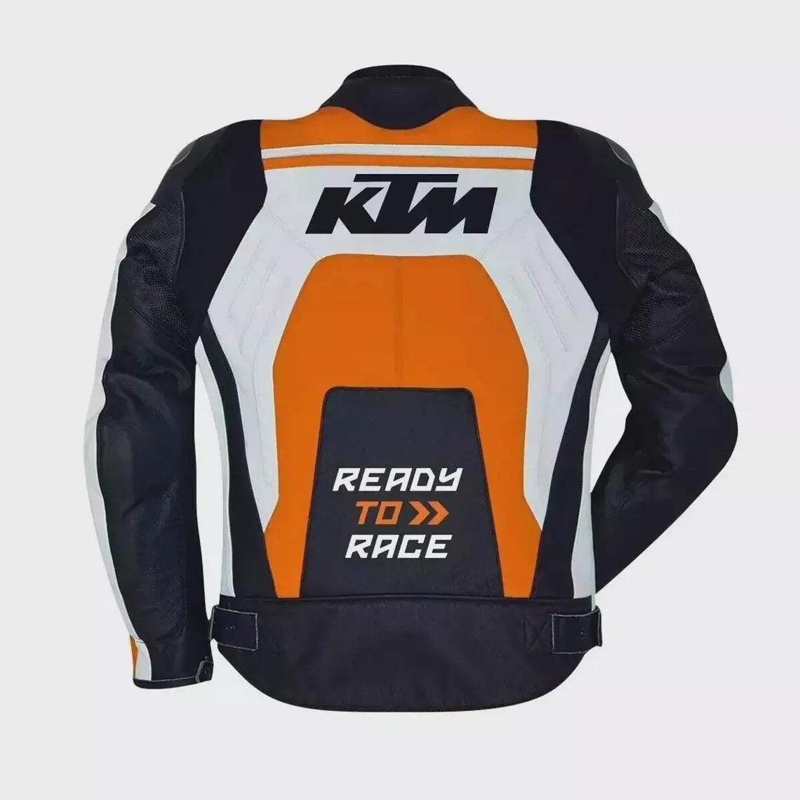 KTM Motorcycle Leather Racing Jacket Motorbike Riding Jacket Moto Gear ...