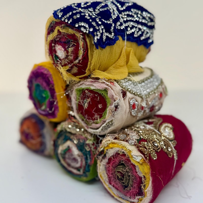 Reclaimed Sari Fabric - Etsy
