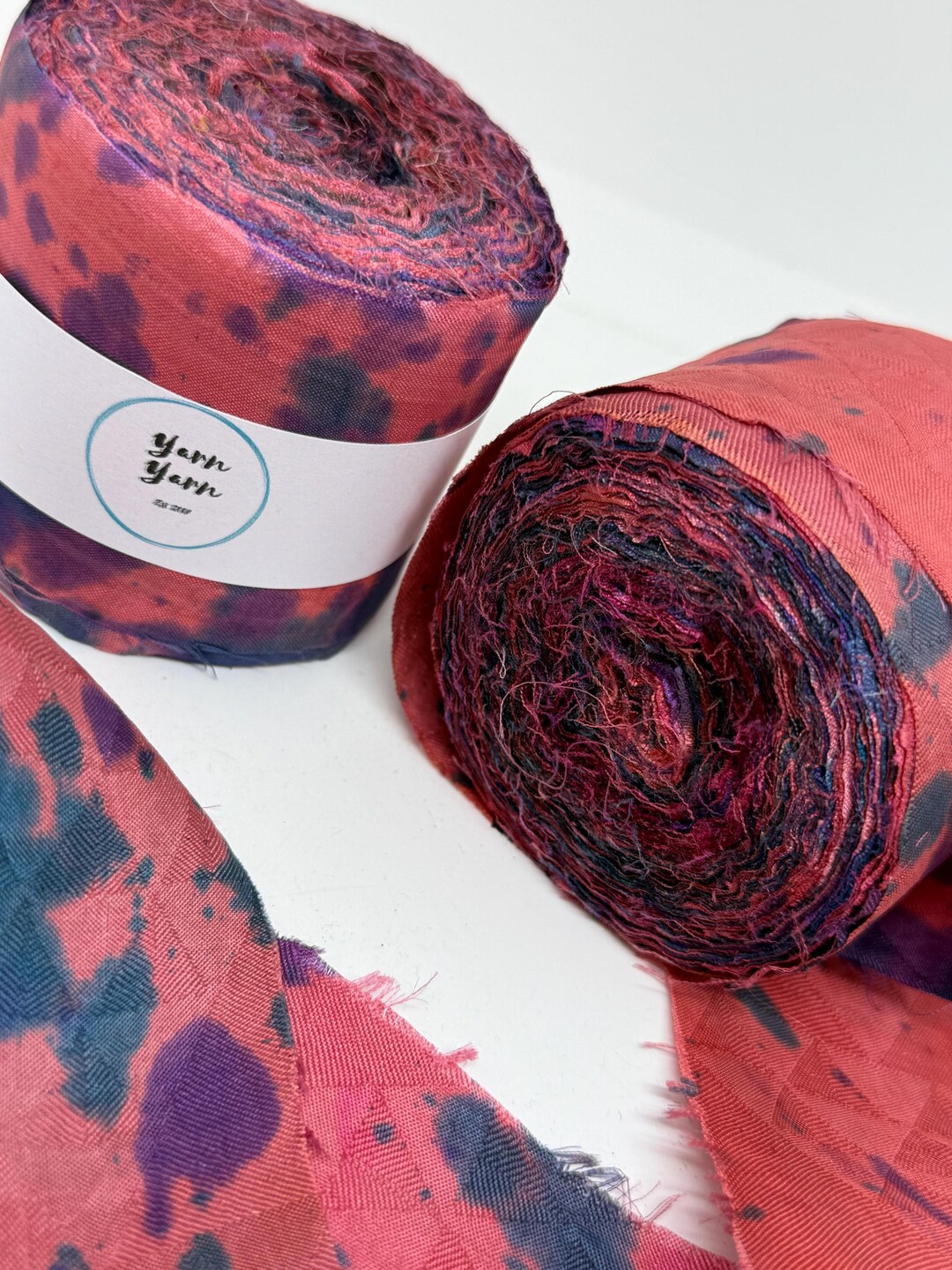 Hand Dyed Sari Silk Fabric Roll. Hand Dyed Sil. Quilting, Textile Arts ...