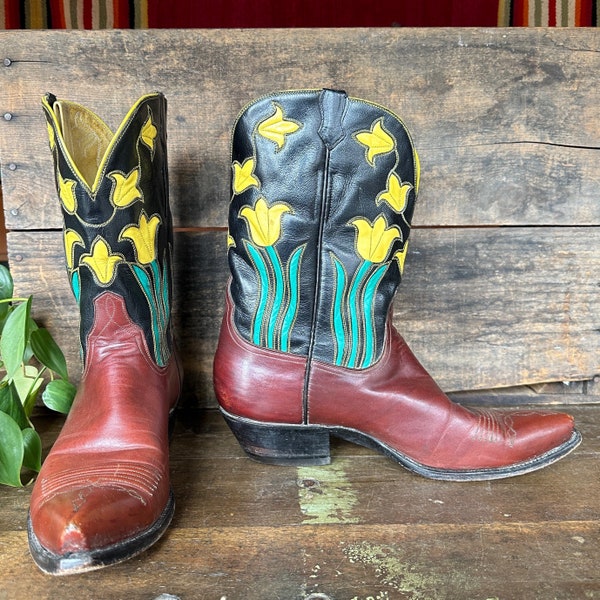 Inlay Boots - Etsy