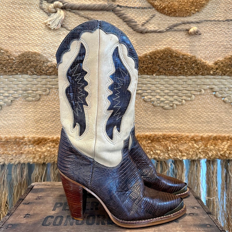 Inlay Boots - Etsy