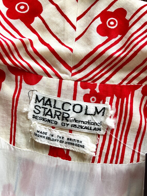 MALCOLM STARR Rizkallah Vintage 60s Flower Power Jum… - Gem