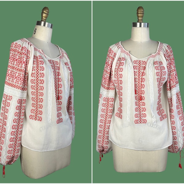 Romanian Folk Shirt - Etsy