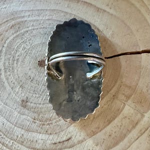 SUNBEAM Navajo Silver & Red Howlite Ring | Dean Brown Needle Point ...