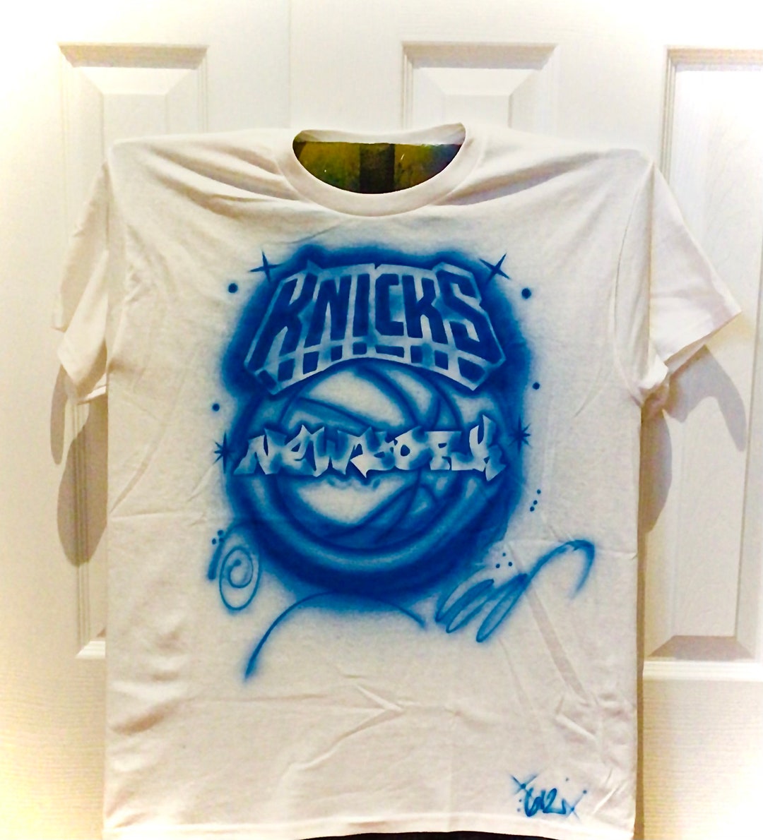 Airbrushed Tee (new Yorkknicks) - Etsy