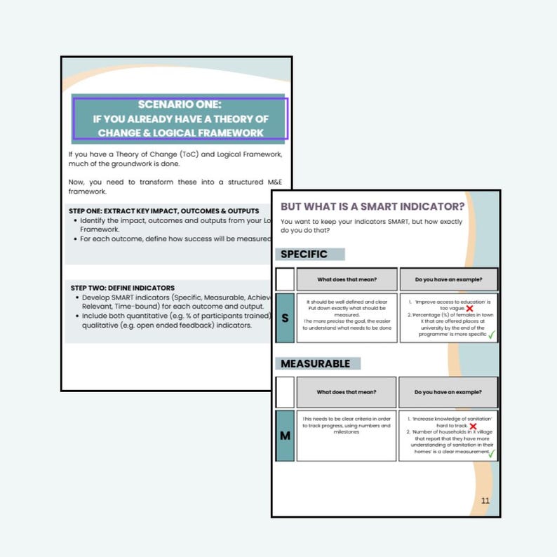 M&E Framework Guide | Monitoring and Evaluation Planning Tool for ...