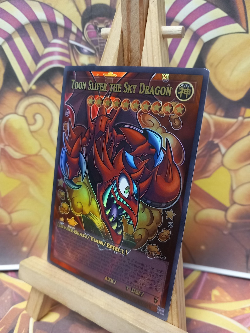 Toon Card Slifer the Sky Dragon V3 - Etsy