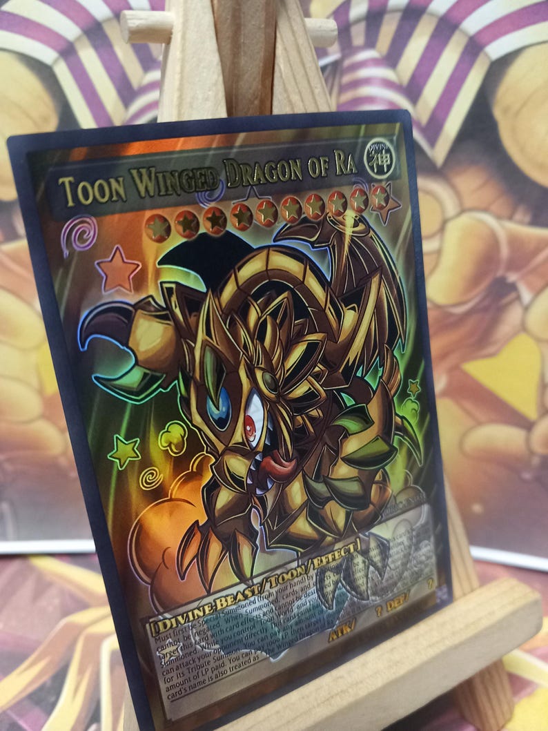 Toon Winged Dragon of Ra V3 Card - Etsy