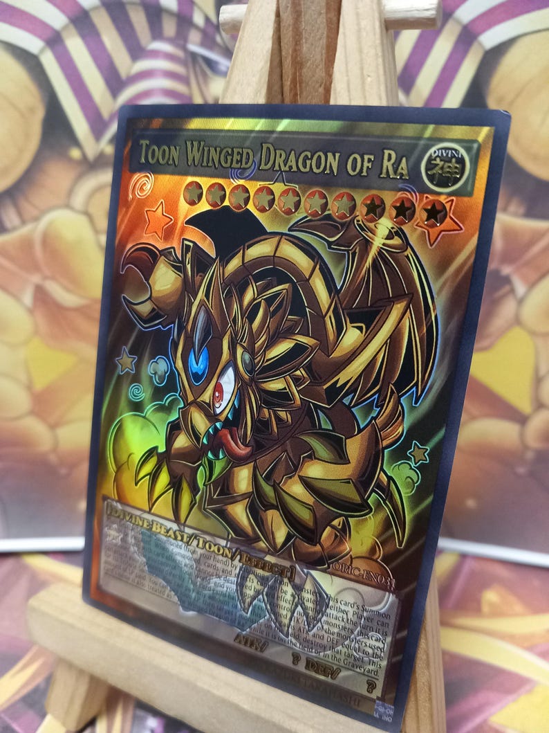 Toon Winged Dragon of Ra V3 Card - Etsy