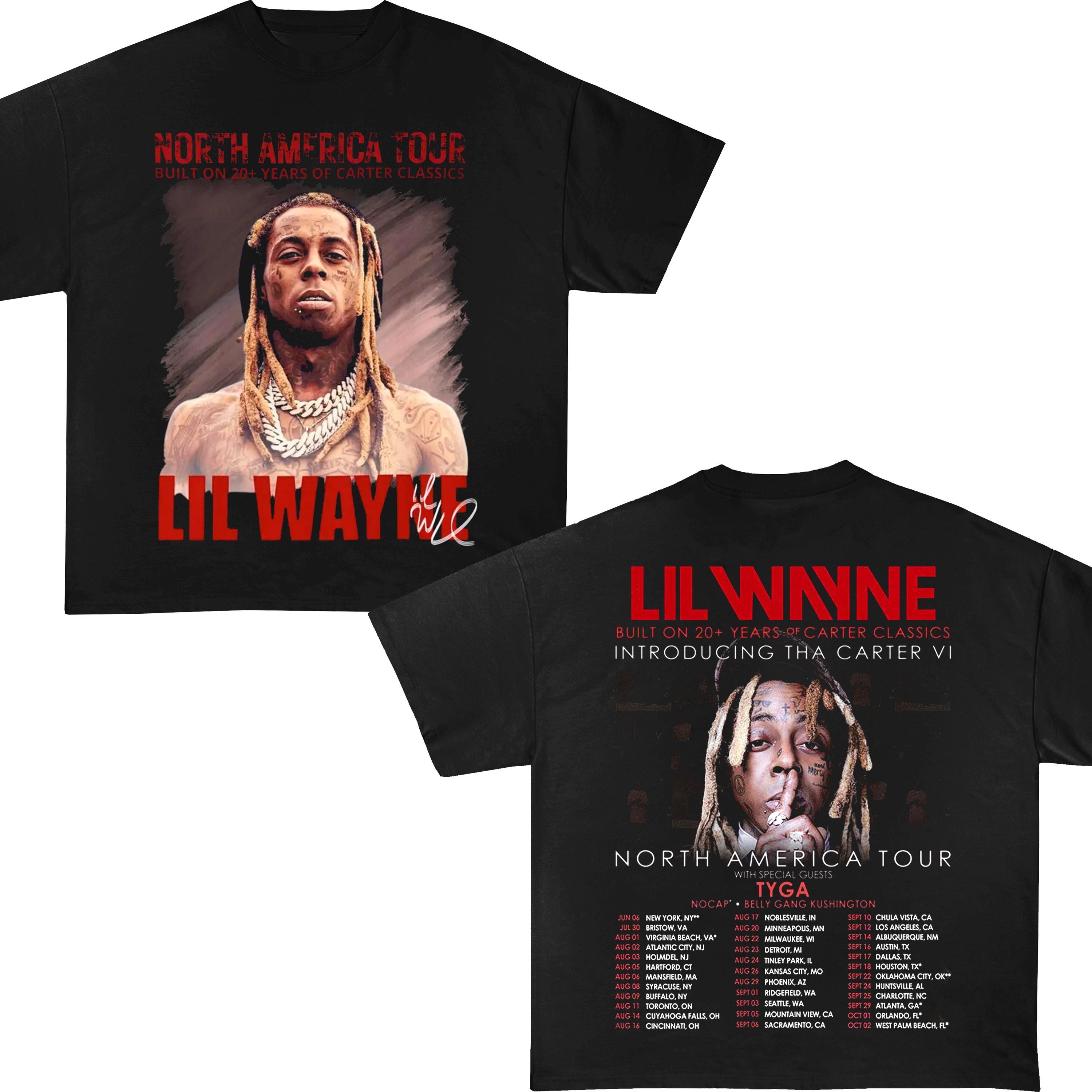 Lil Wayne Tha Carter VI Tour Shirt Lil WAYNE Tour 2025 North America ...