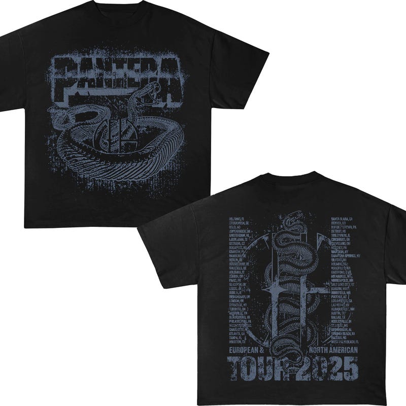 Pantera 2025 Tour Shirts - Etsy