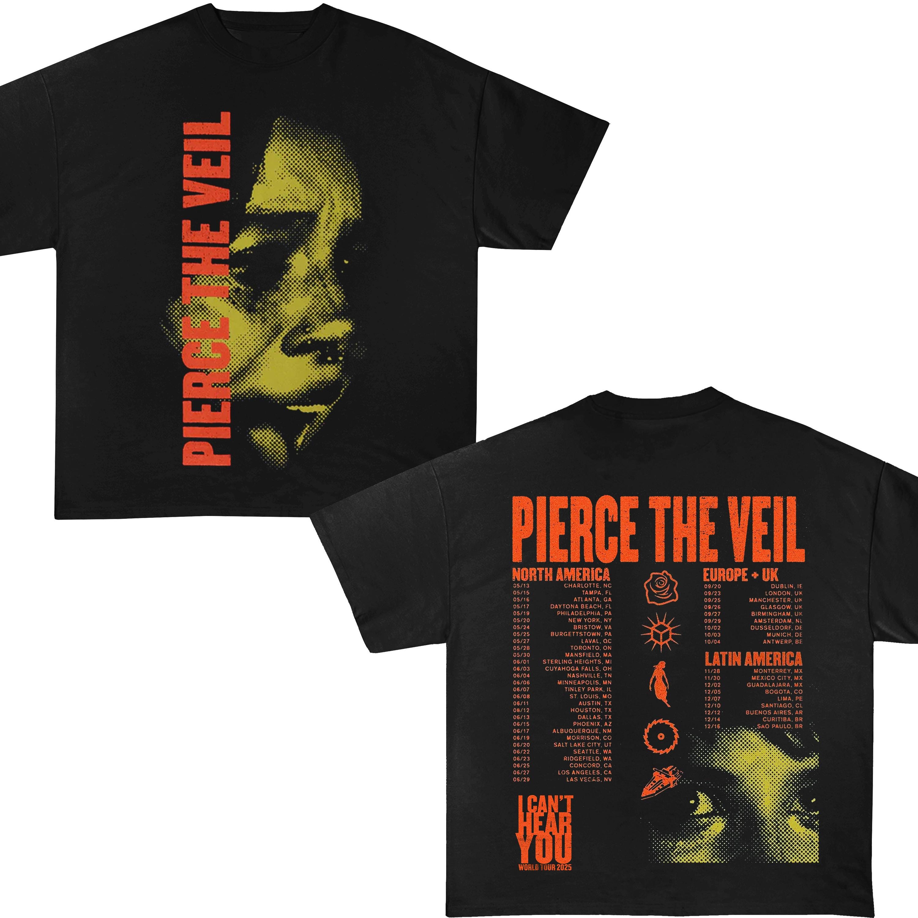 Pierce the Veil I Can't Hear You Tour 2025 Shirt, Pierce the Veil ...