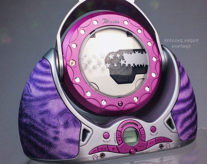 Y2K Bratz CD Player Radio Combo Boombox Stereo With Flip Vanity Light ...