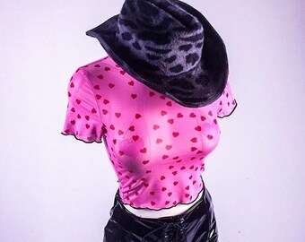 Heart Crop Top - Etsy