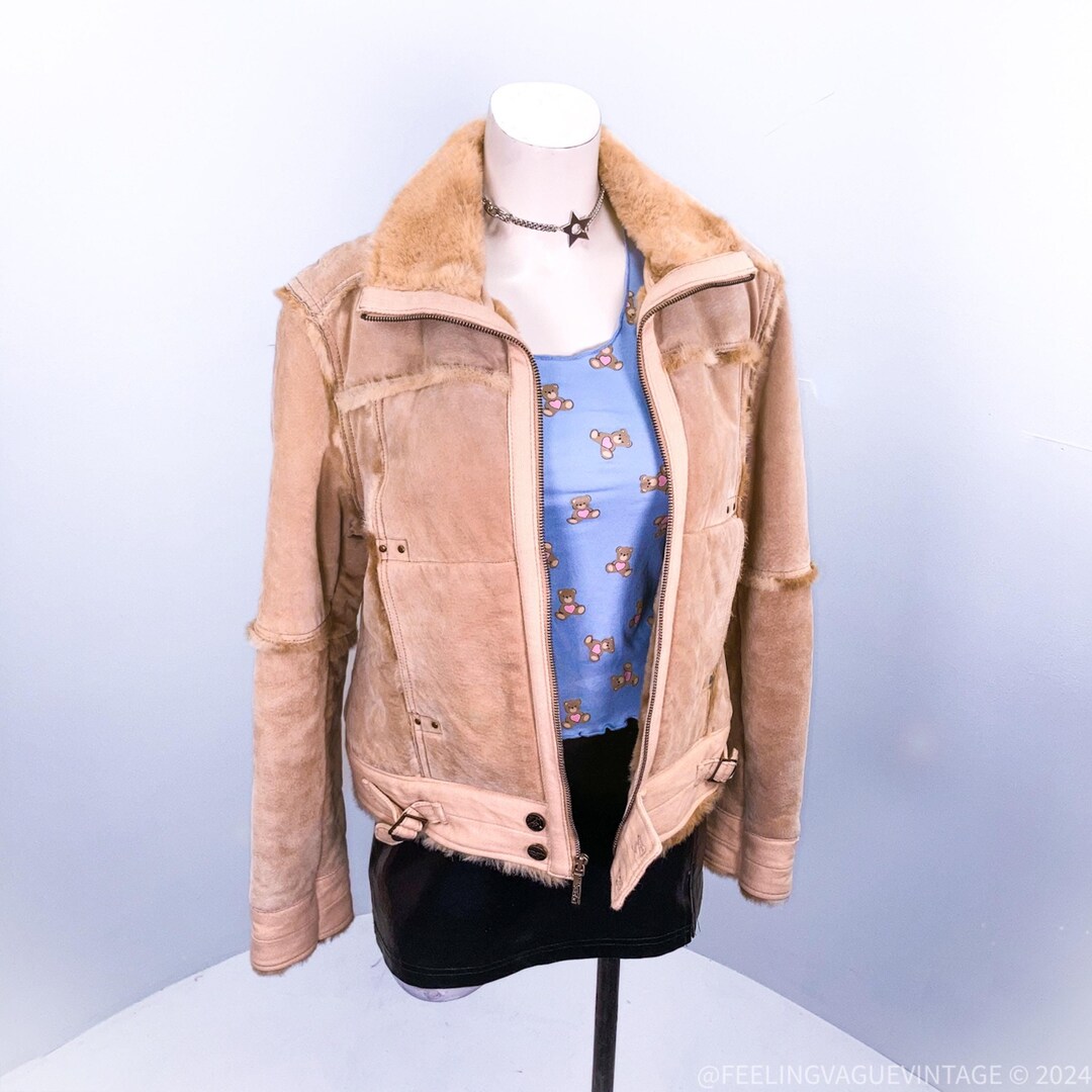 Girl Interrupted Cropped Suede Campus Aviator Bomber Jacket - Etsy