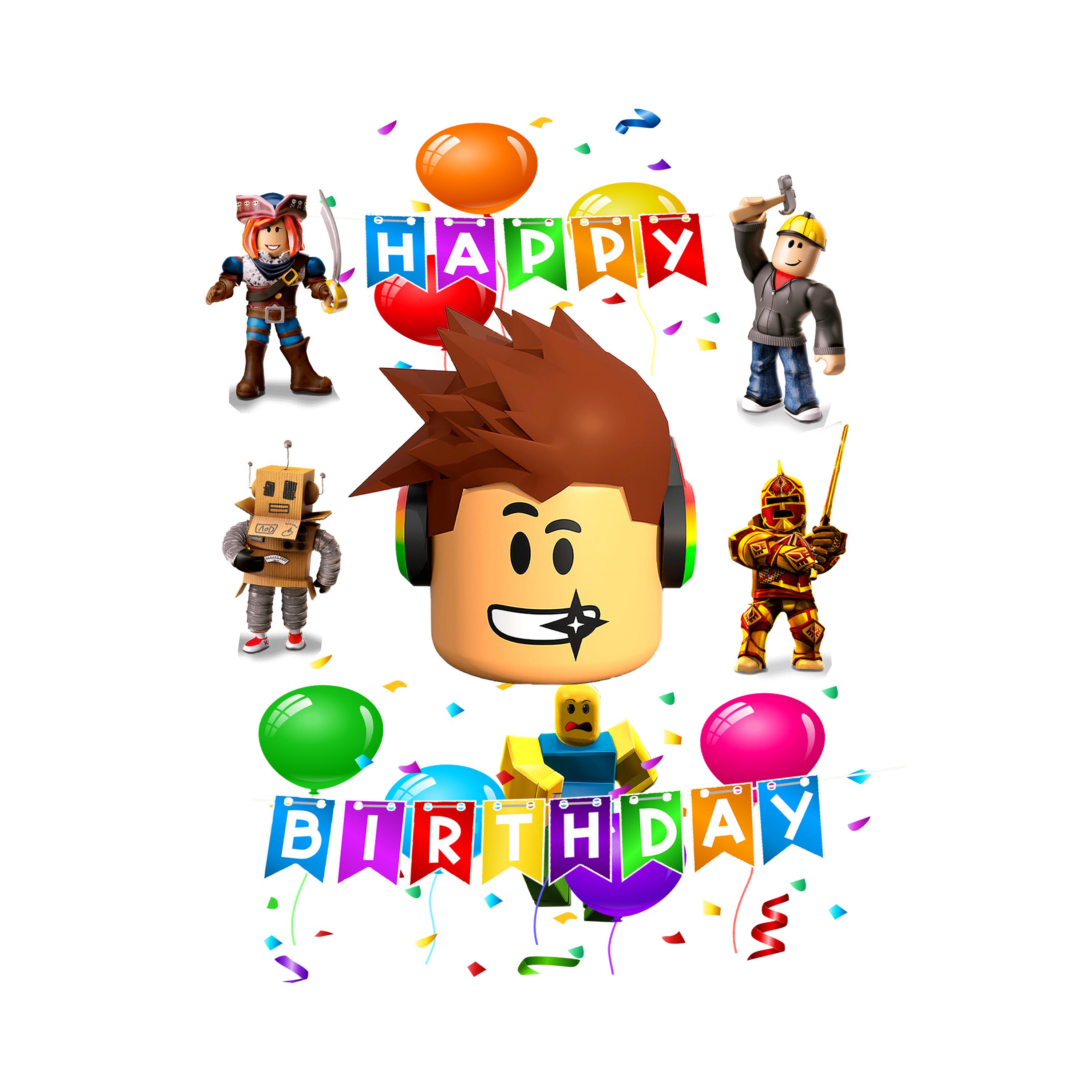 Customizable Roblox Happy Birthday Template , Roblox Happy Birthday ...