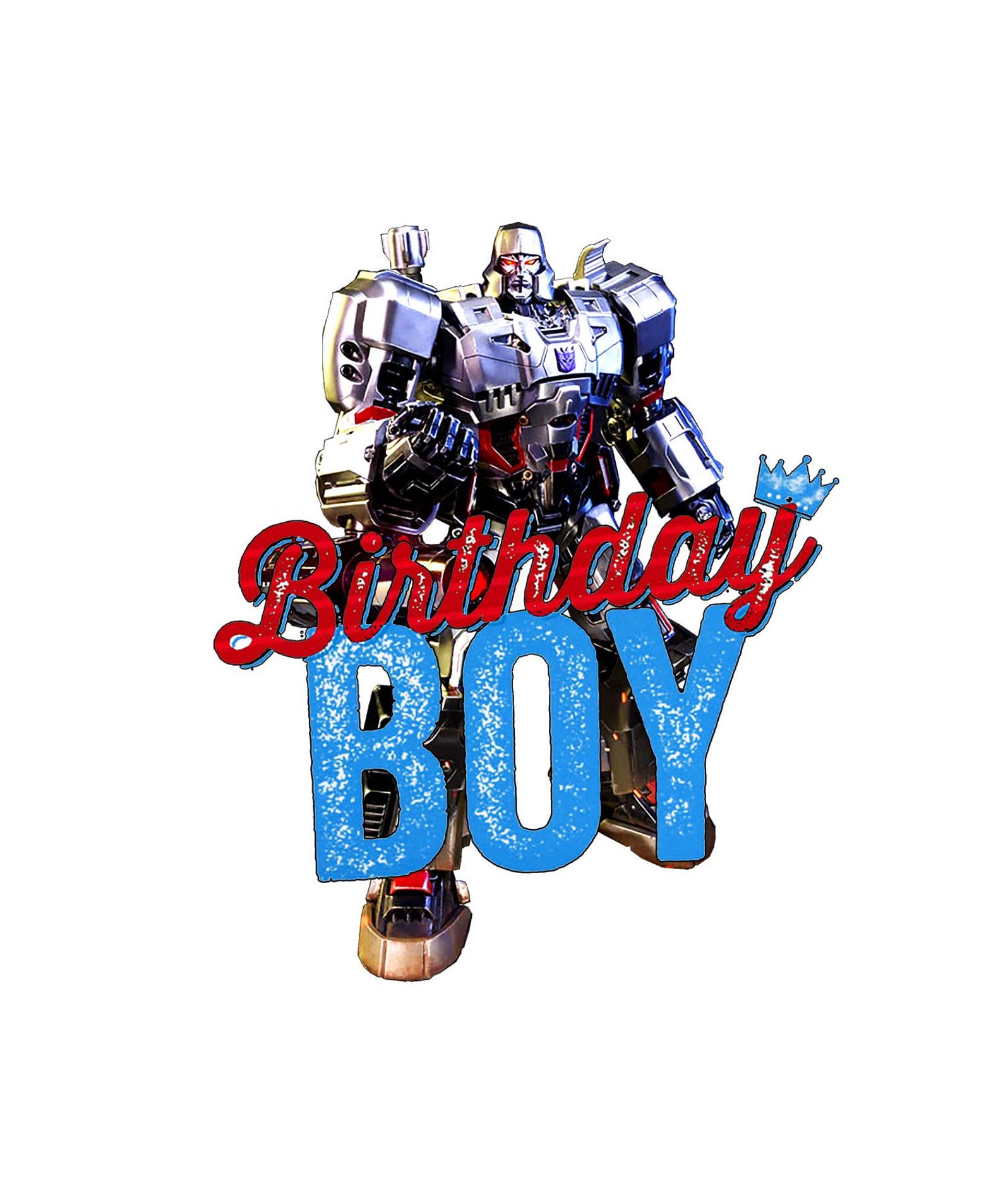 Megatron Birthday Boy Png Megatron Birthday Png Bundle Bumble Bee ...
