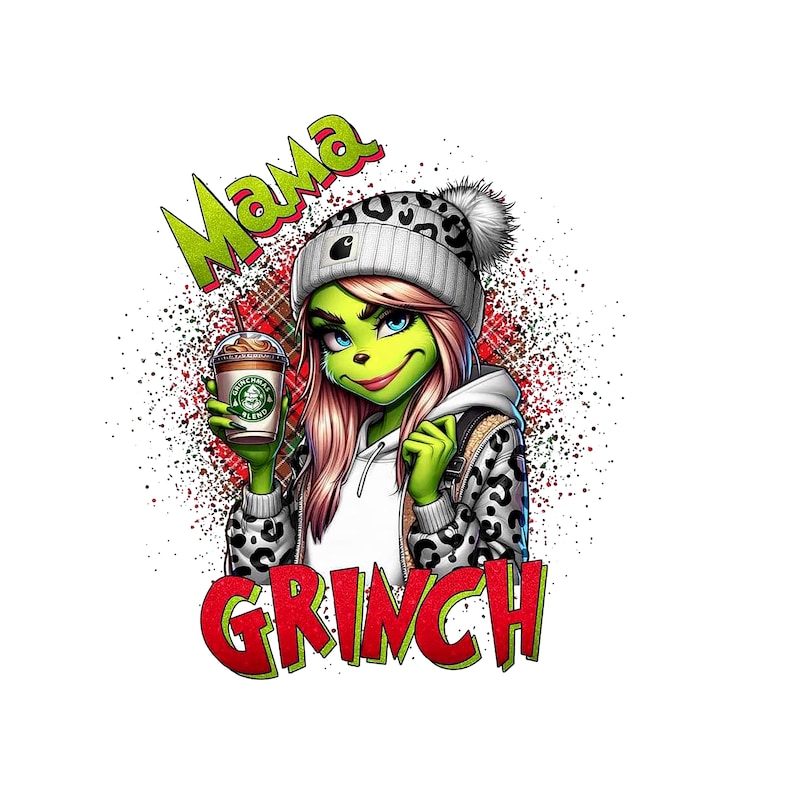 Mama Grinch Png Mom Grinch Png Dad Grinch Png Baby Grinch Png Family ...