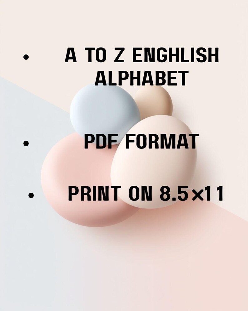 Animal Alphabet Coloring Book A-Z: English Learning (digital Download ...
