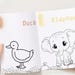 Animal Alphabet Coloring Book A-Z: English Learning (digital Download ...