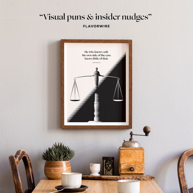 John Stuart Mill, "on Liberty" Quote Art Print, Philosophy Gift - Etsy