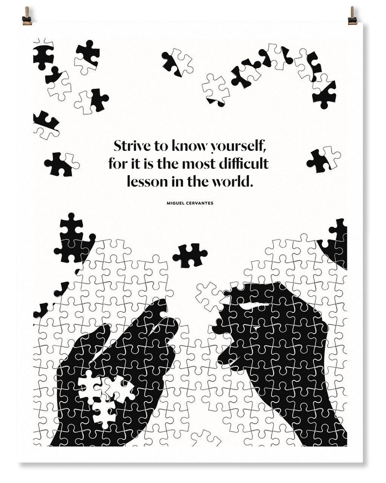 Cervantes Literary Art Print, "don Quixote" Quote, Spanish Literature ...