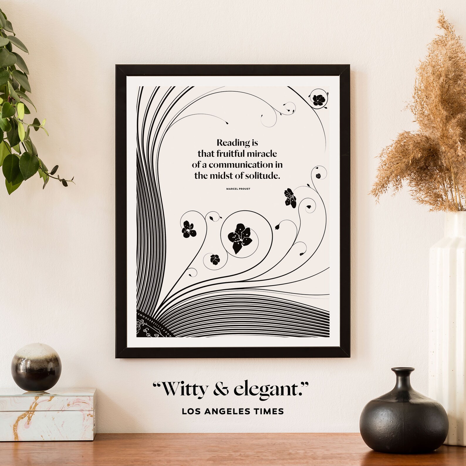 Marcel Proust Literary Art Print, Reading Quote, Gift for Book Lover - Etsy