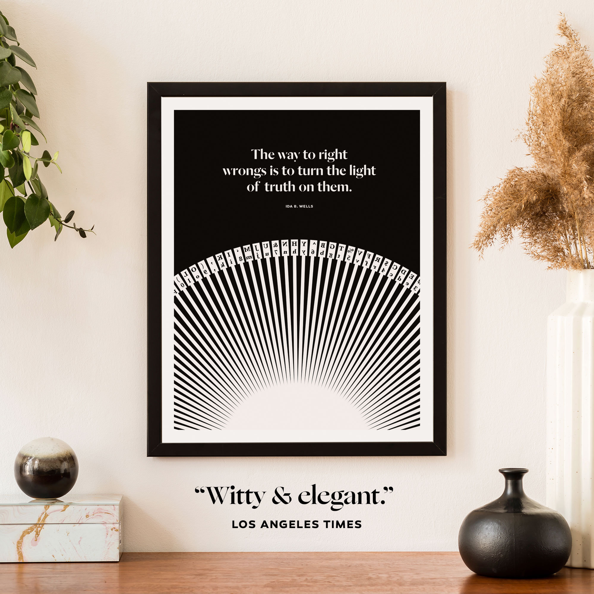 Ida B. Wells Literary Art Print Truth Quote African American - Etsy UK