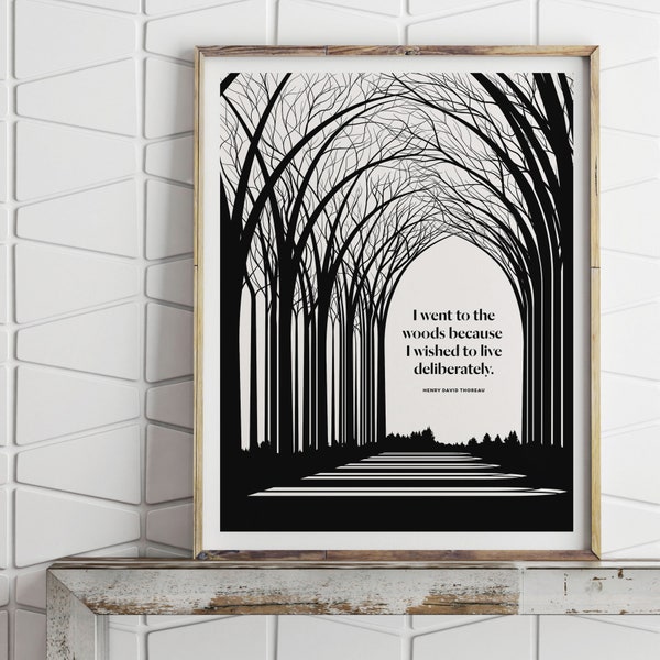 Henry David Thoreau - Etsy