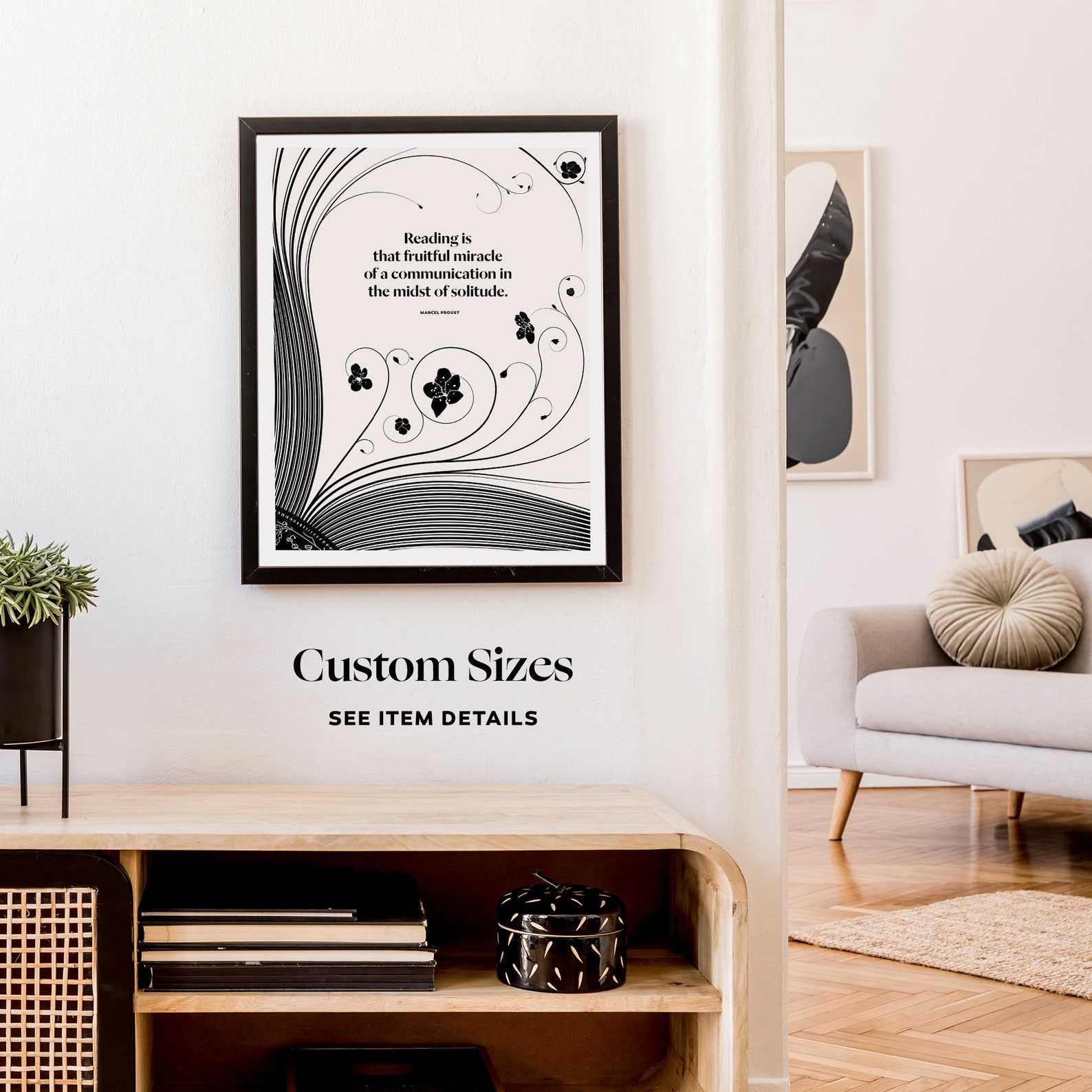 Marcel Proust Literary Art Print, Reading Quote, Gift for Book Lover - Etsy