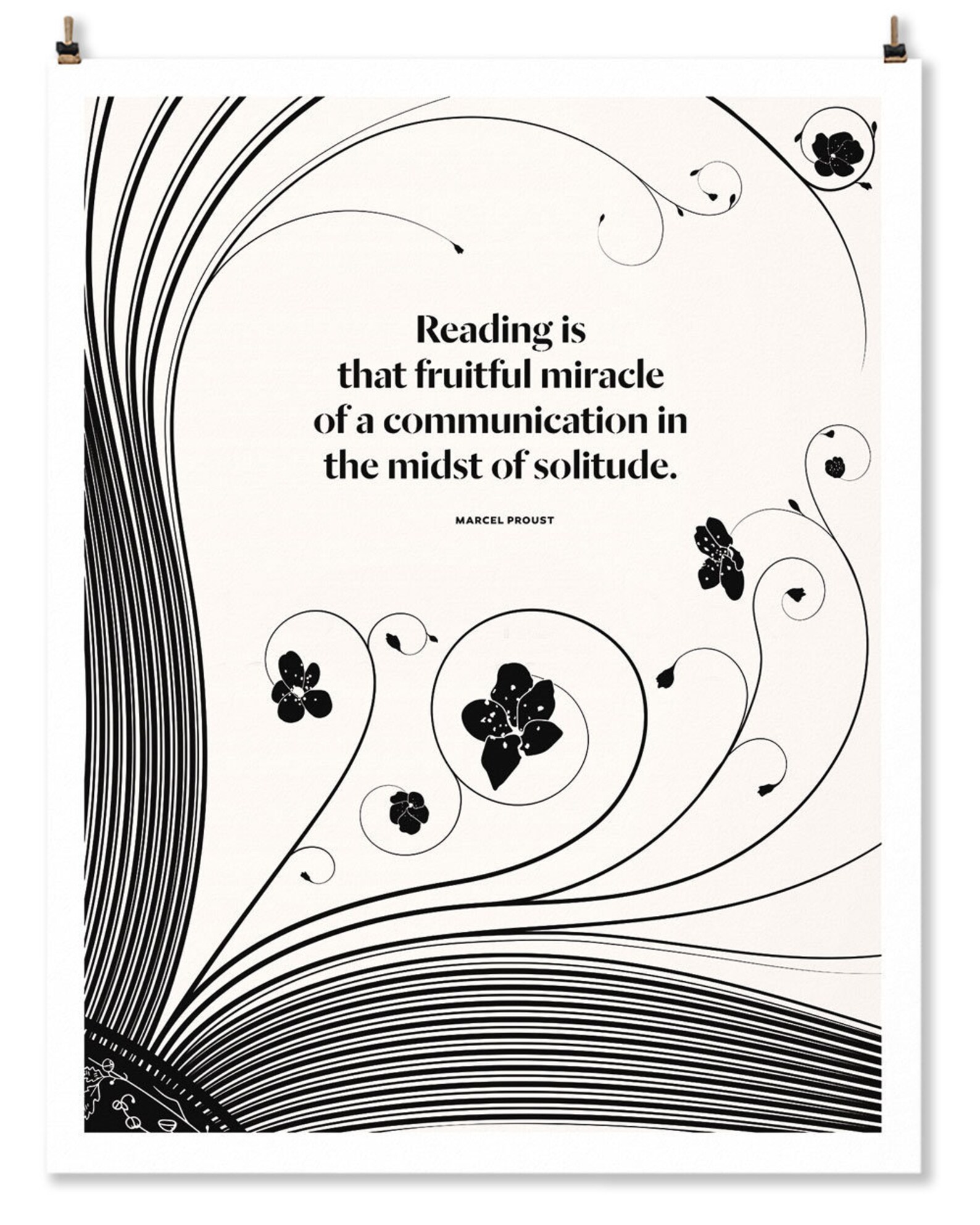 Marcel Proust Literary Art Print, Reading Quote, Gift for Book Lover - Etsy
